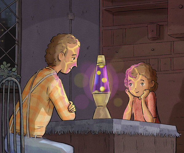 ArtStation - Dad and Daughter | Artworks