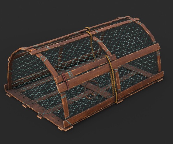 ArtStation - Crab Trap 02 | Game Assets