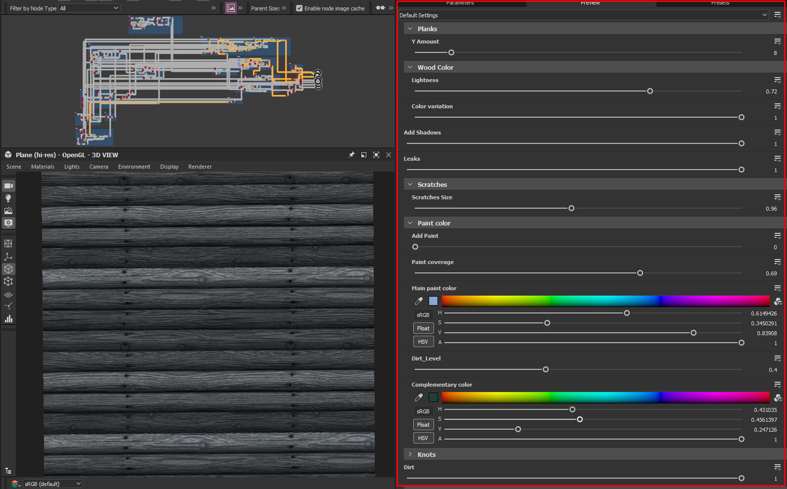 ArtStation - Wooden planks with an old paint | Game Assets