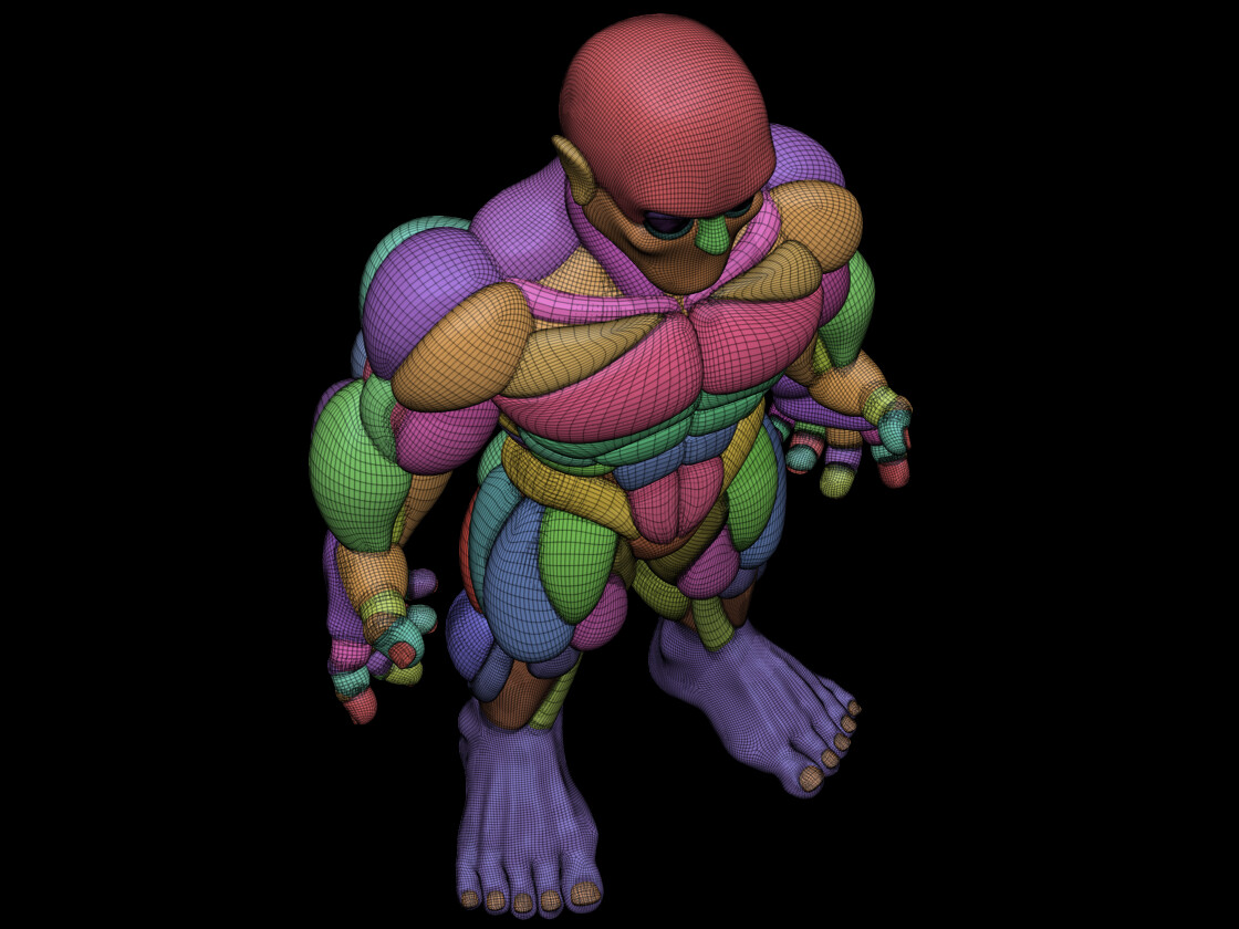 ArtStation - miniature base mesh Warrior male blockout for and figures ...