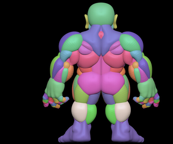 ArtStation - miniature base mesh Dwarf male blockout for and figures ...