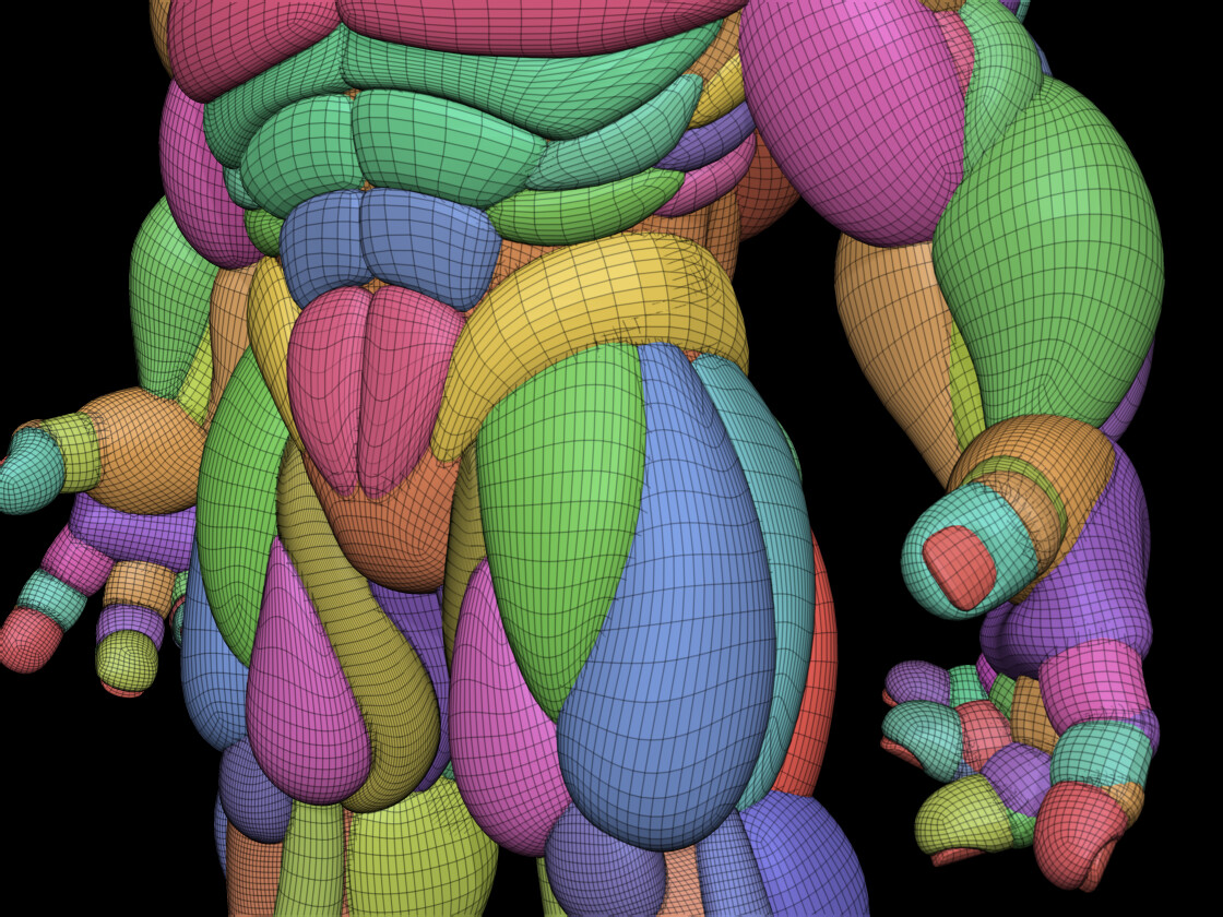 ArtStation - miniature base mesh Warrior male blockout for and figures ...