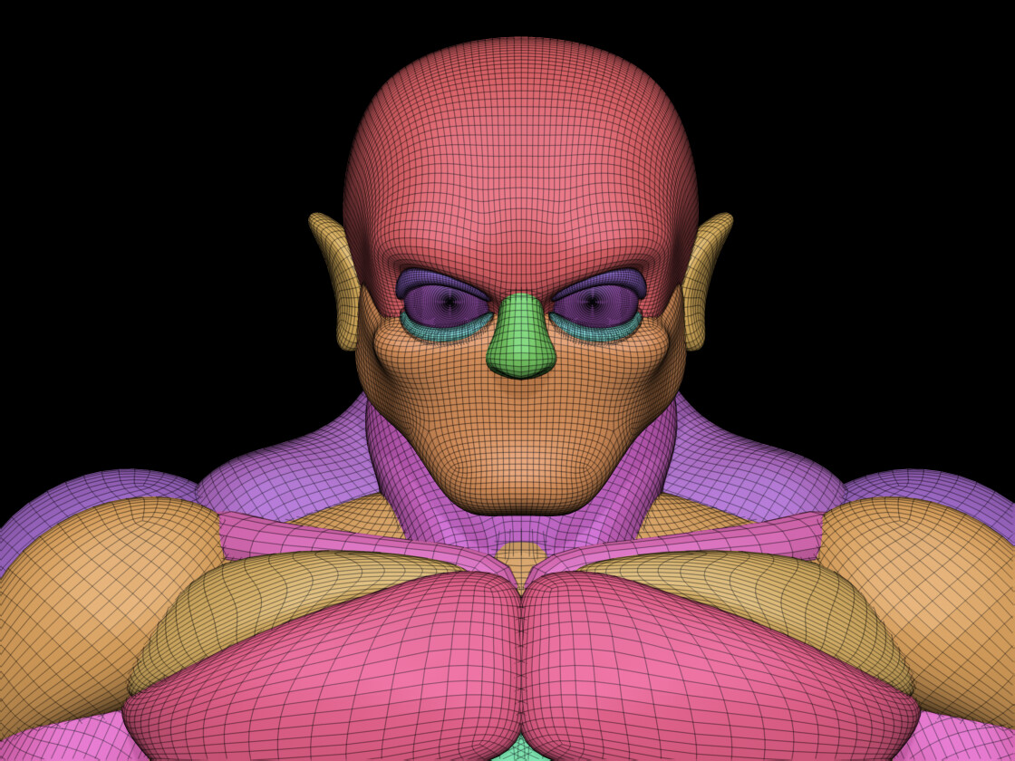 ArtStation - miniature base mesh Warrior male blockout for and figures ...