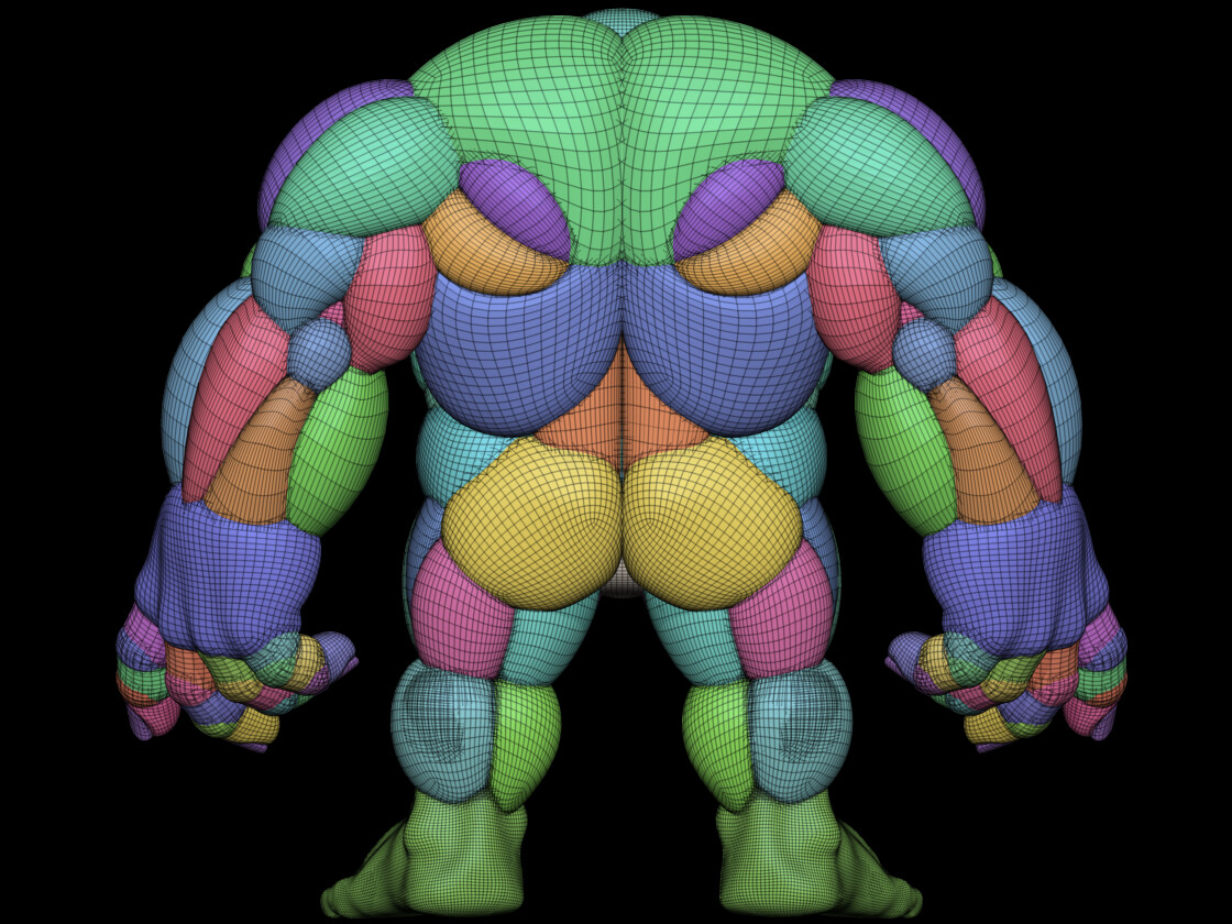 ArtStation - miniature base mesh Ogre orc troll blockout for and figures. Ztool and obj files ...
