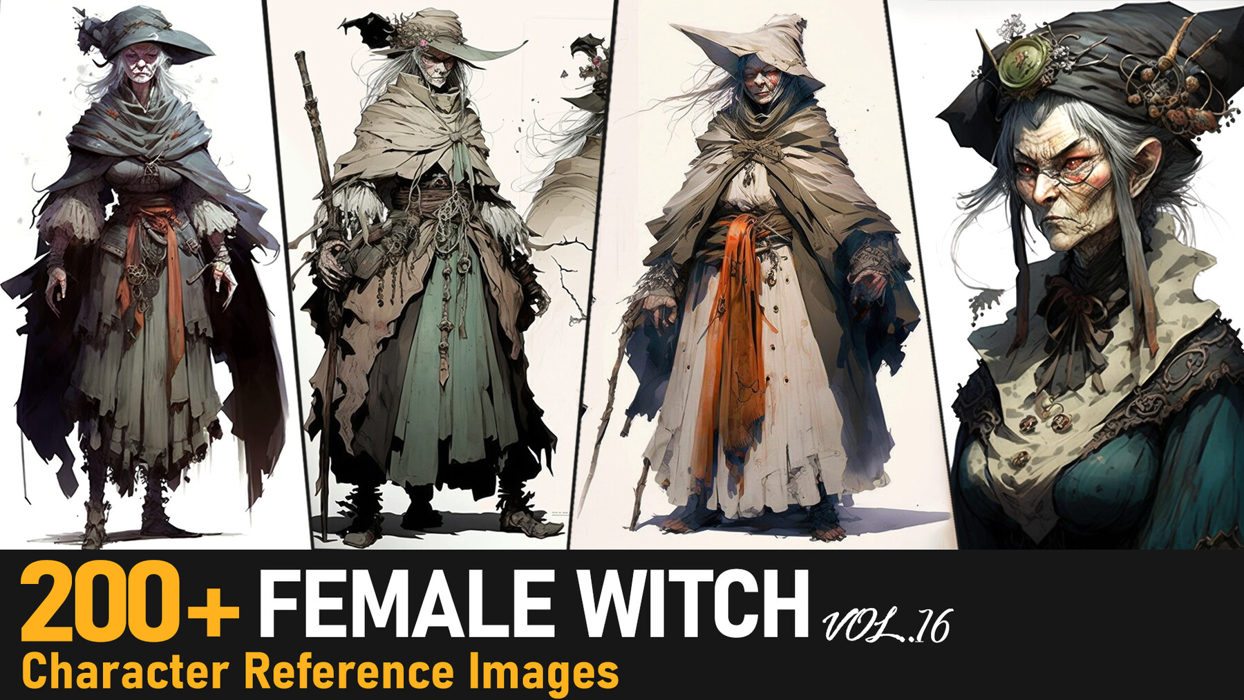 ArtStation - Female Witch VOL.16|4K Reference Images | Artworks