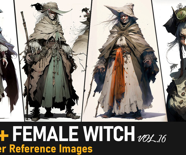ArtStation - Female Witch VOL.16|4K Reference Images | Artworks