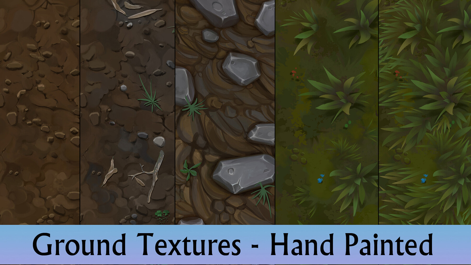 ArtStation - Ground Textures - Hand Painted P01 | Game Assets