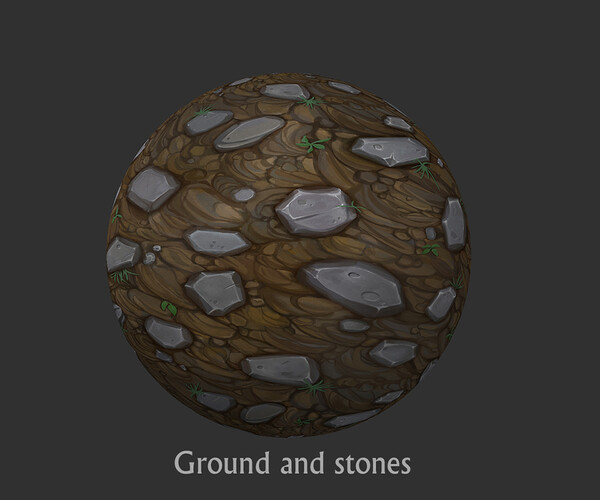 ArtStation - Ground Textures - Hand Painted P01 | Game Assets