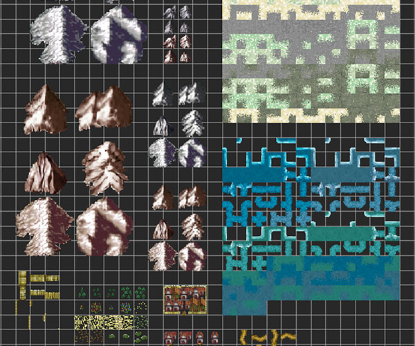 ArtStation - That Game Pixel Overworld 32x32 Tileset | Game Assets