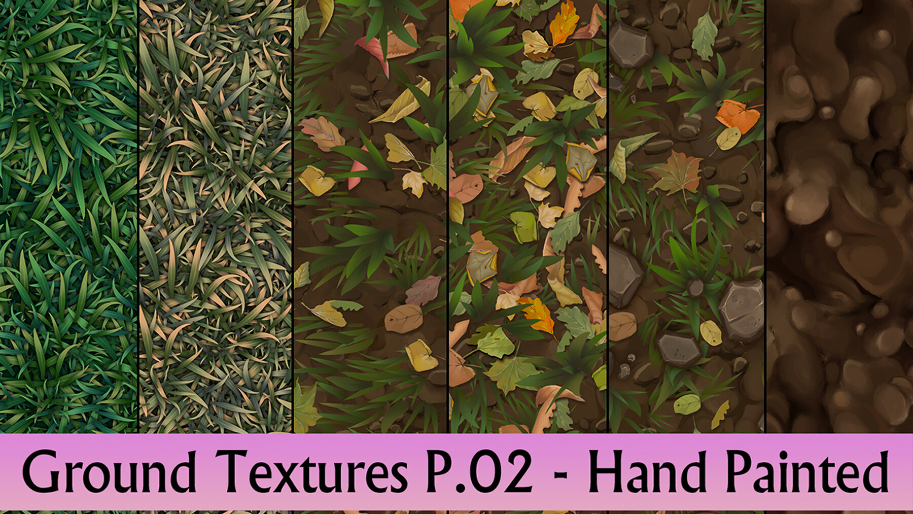 ArtStation - Ground Textures - Hand Painted P.02 | Game Assets