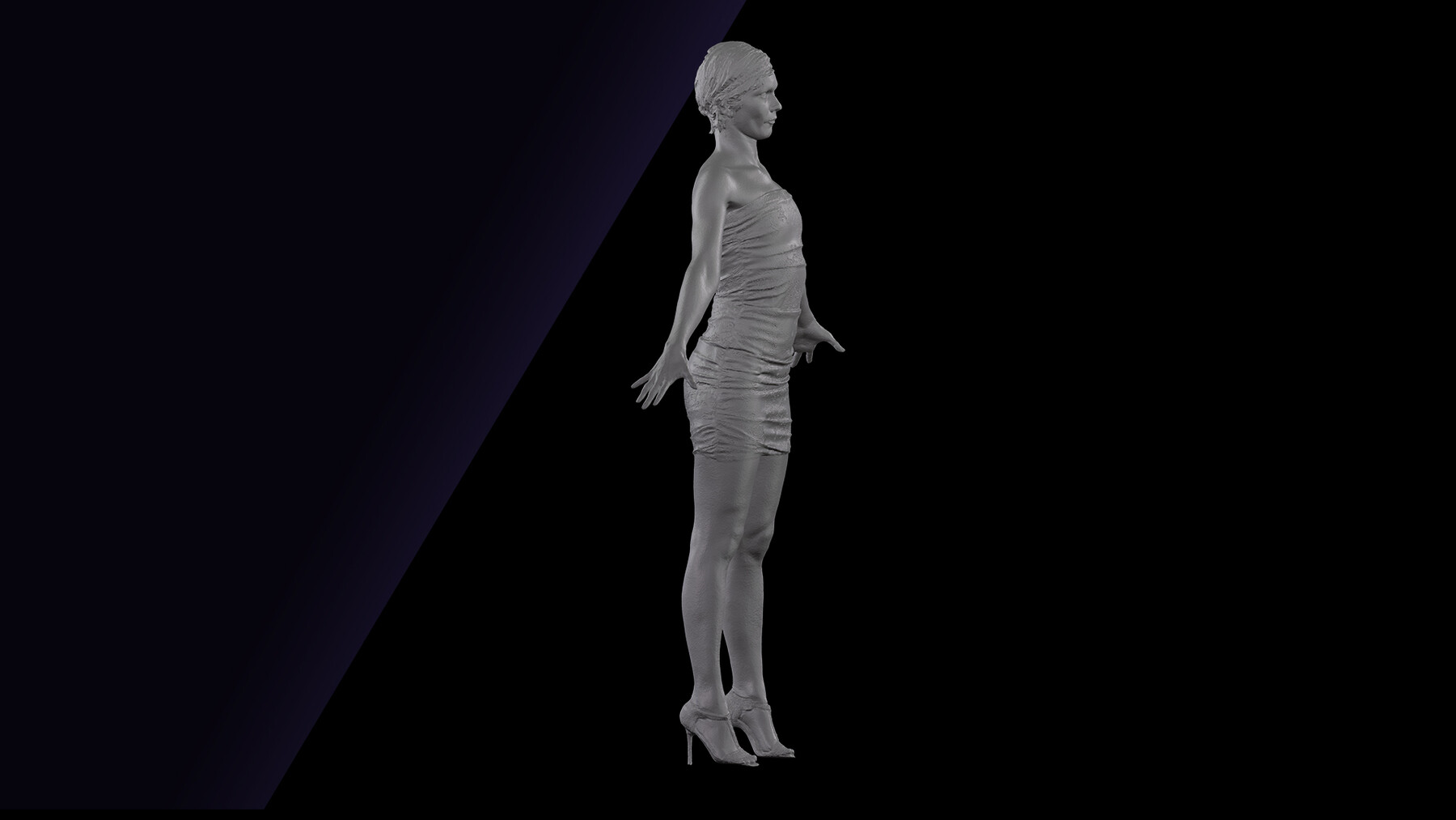 ArtStation - Cleaned A Pose Scan | Anna Keaty | Resources