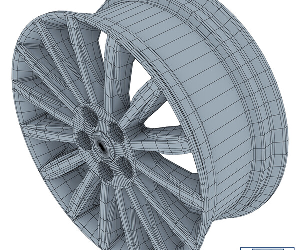 ArtStation - Mondeo Spoke 17 Alloy wheel | Resources