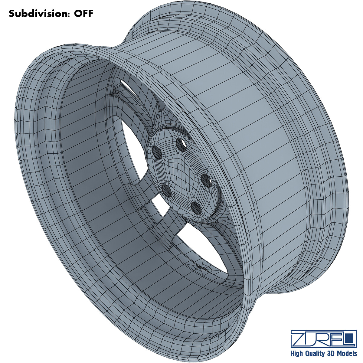 ArtStation - Mustang Boss 302 19 Laguna Seca wheel black | Resources