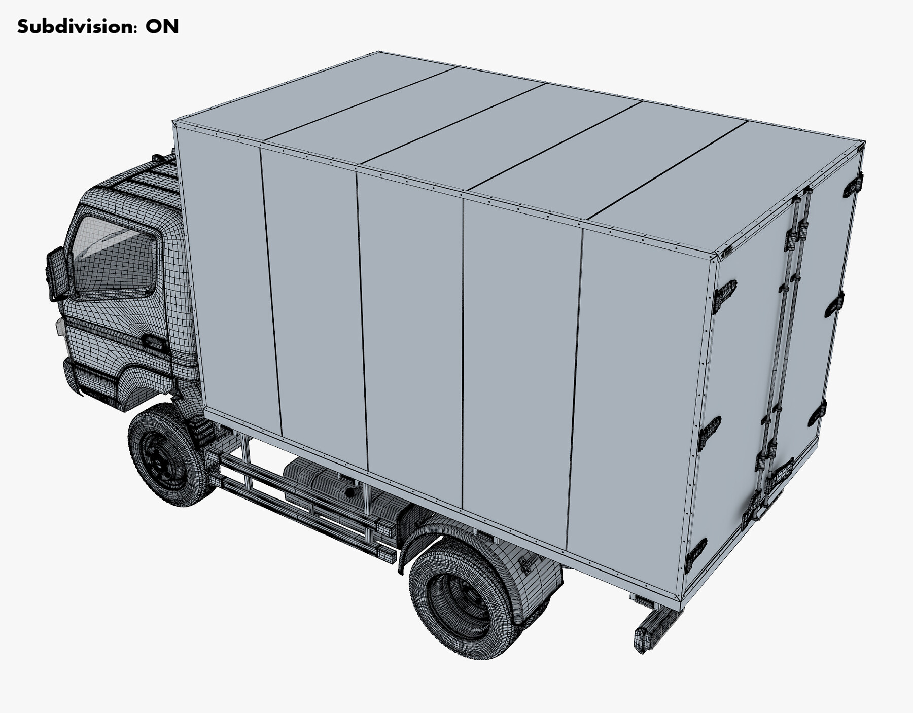 ArtStation - Mitsubishi Fuso Canter 4x4 Box 2016 | Resources