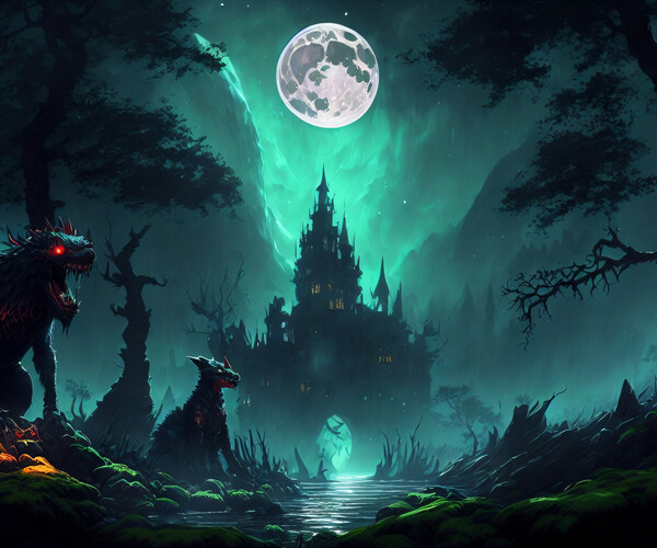 ArtStation - Grim Castle (37 illustrations) | Artworks