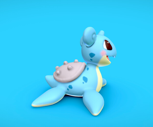ArtStation - Baby Lapras - 3d print | Game Assets