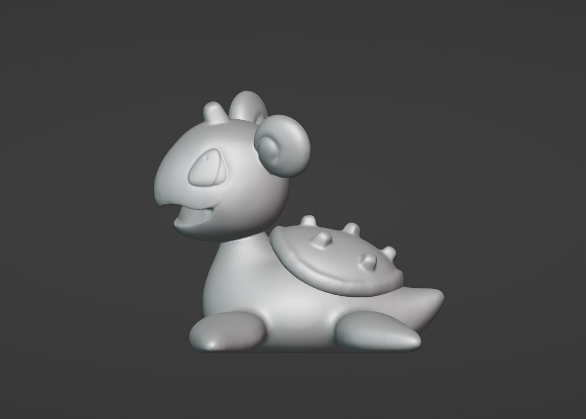ArtStation - Baby Lapras - 3d print | Game Assets