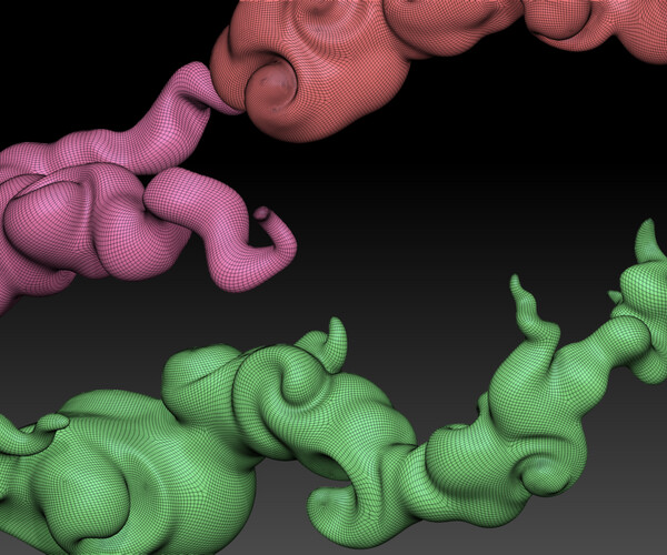 ArtStation - smoke / mist / clouds stylized pack3 IMM brush and .obj ...