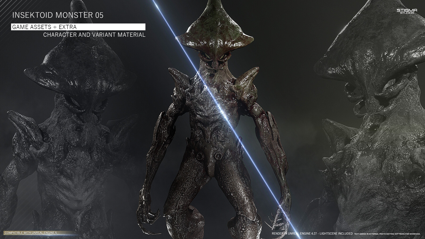 ArtStation - Insektoid Monster 05 - Game Assets + Extra | Game Assets