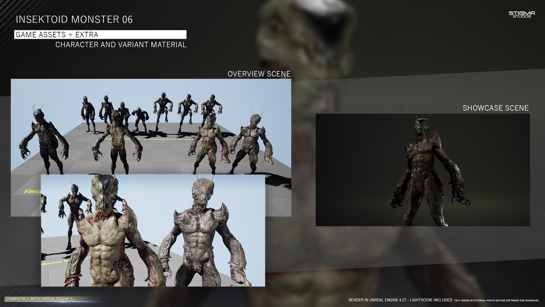 ArtStation - Insektoid Monster 06 - Game Assets + Extra | Game Assets