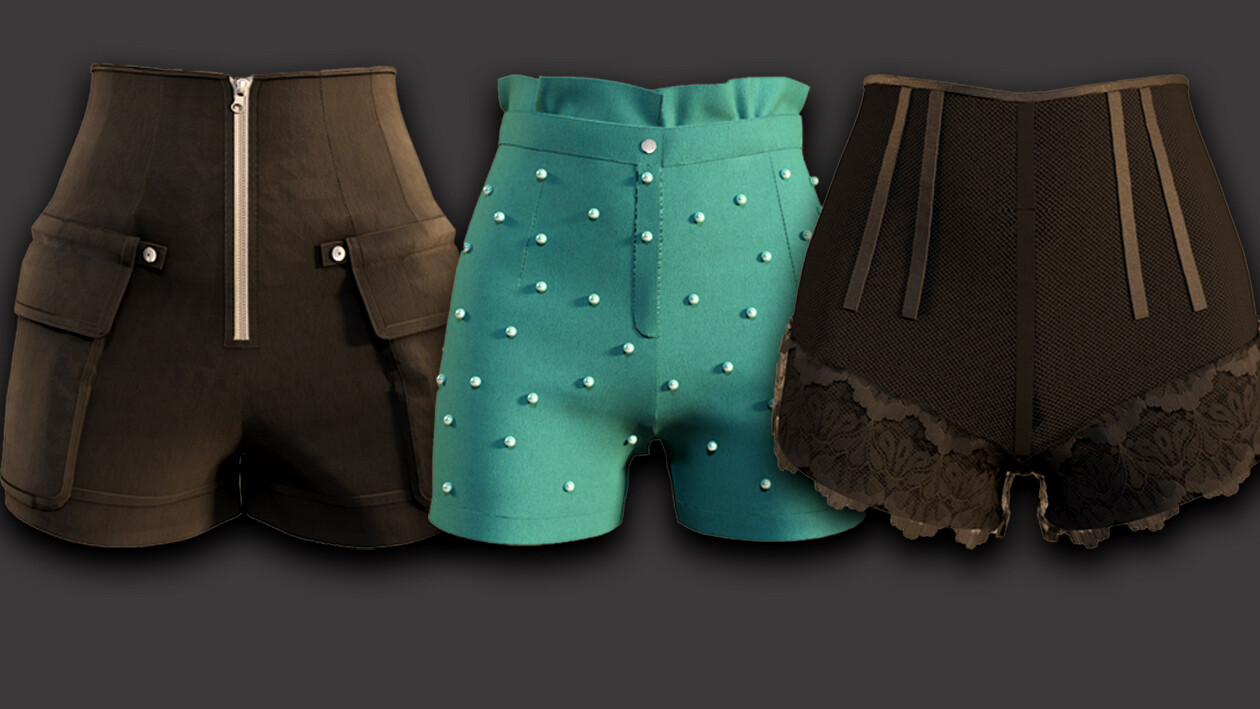 ArtStation - Shorts | Game Assets