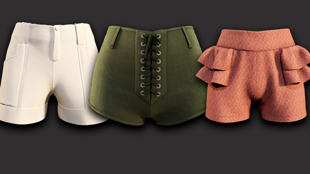 ArtStation - Shorts | Game Assets