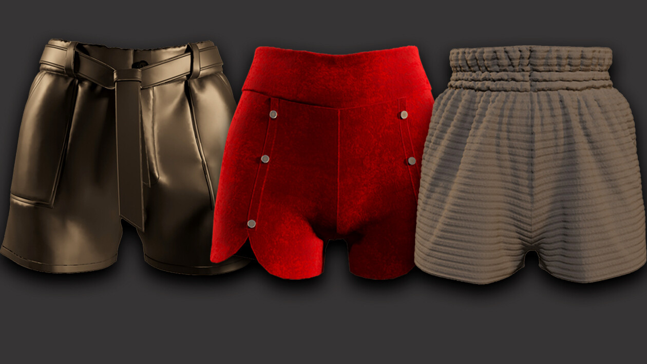 ArtStation - Shorts | Game Assets