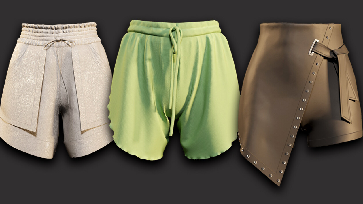 ArtStation - Shorts | Game Assets