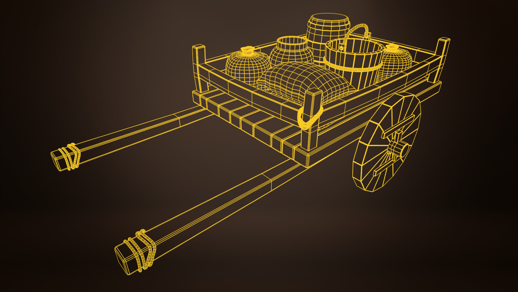 ArtStation - Wooden cart and game assets with PBR texturing | Game Assets