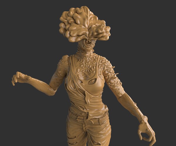 ArtStation - Female Clicker Sculpture | Resources