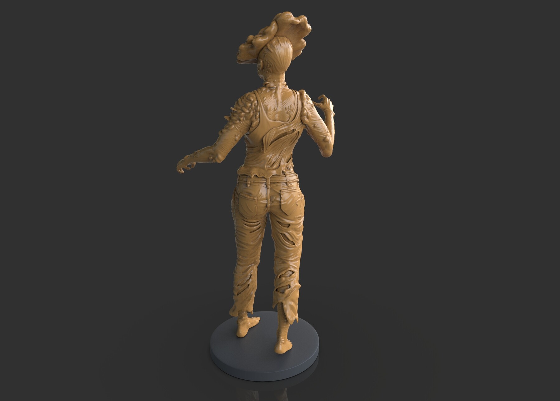ArtStation - Female Clicker Sculpture | Resources
