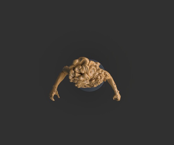 ArtStation - Female Clicker Sculpture | Resources