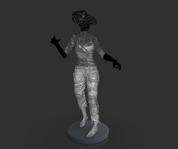 ArtStation - Female Clicker Sculpture | Resources