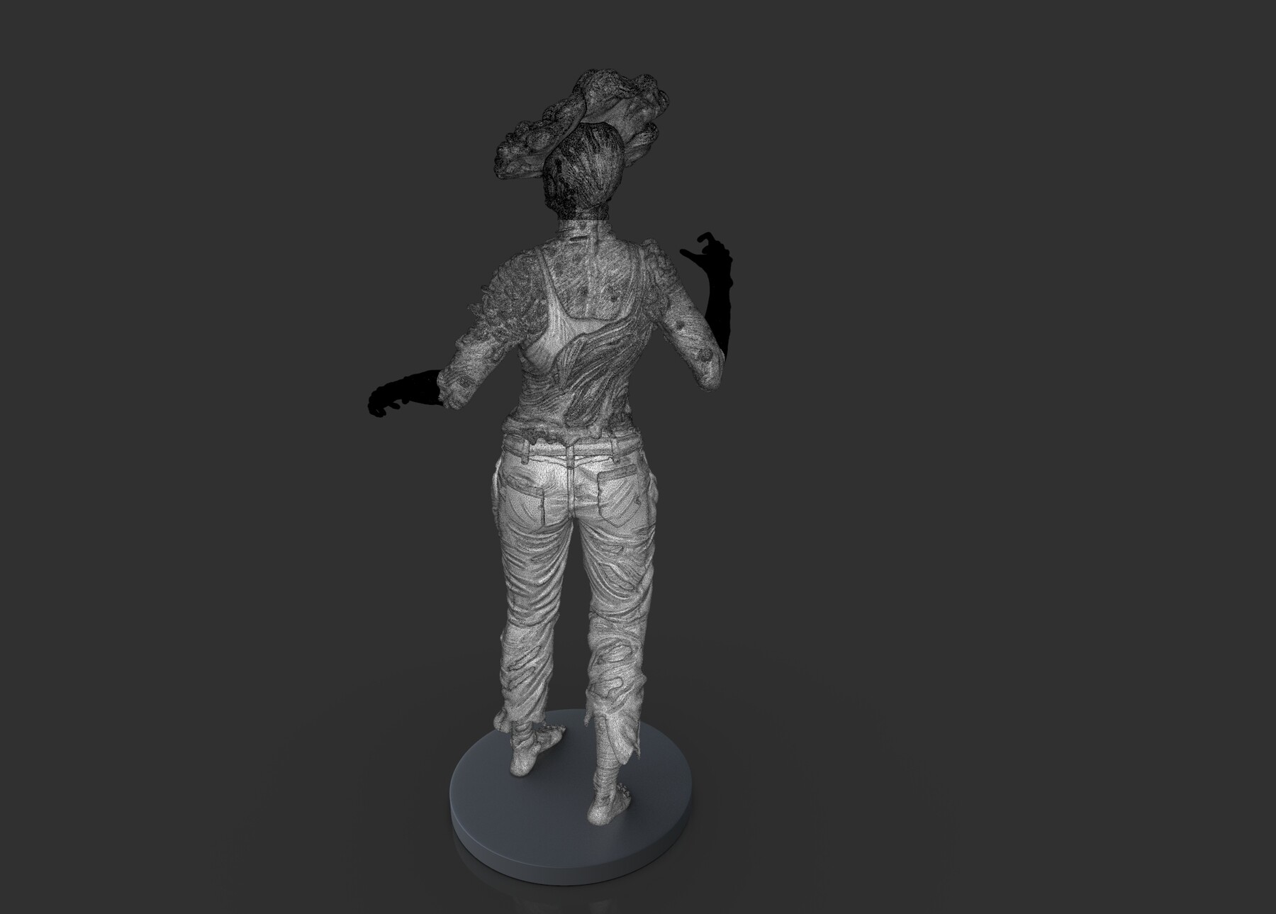 ArtStation - Female Clicker Sculpture | Resources