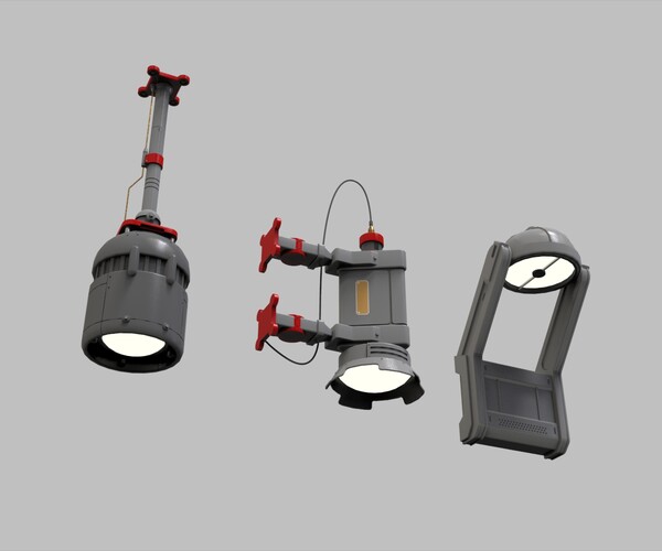 ArtStation - sci fi lighting 9 | Resources