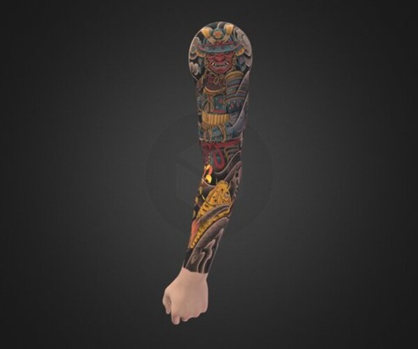 ArtStation - Samurai koi sleeve | Artworks