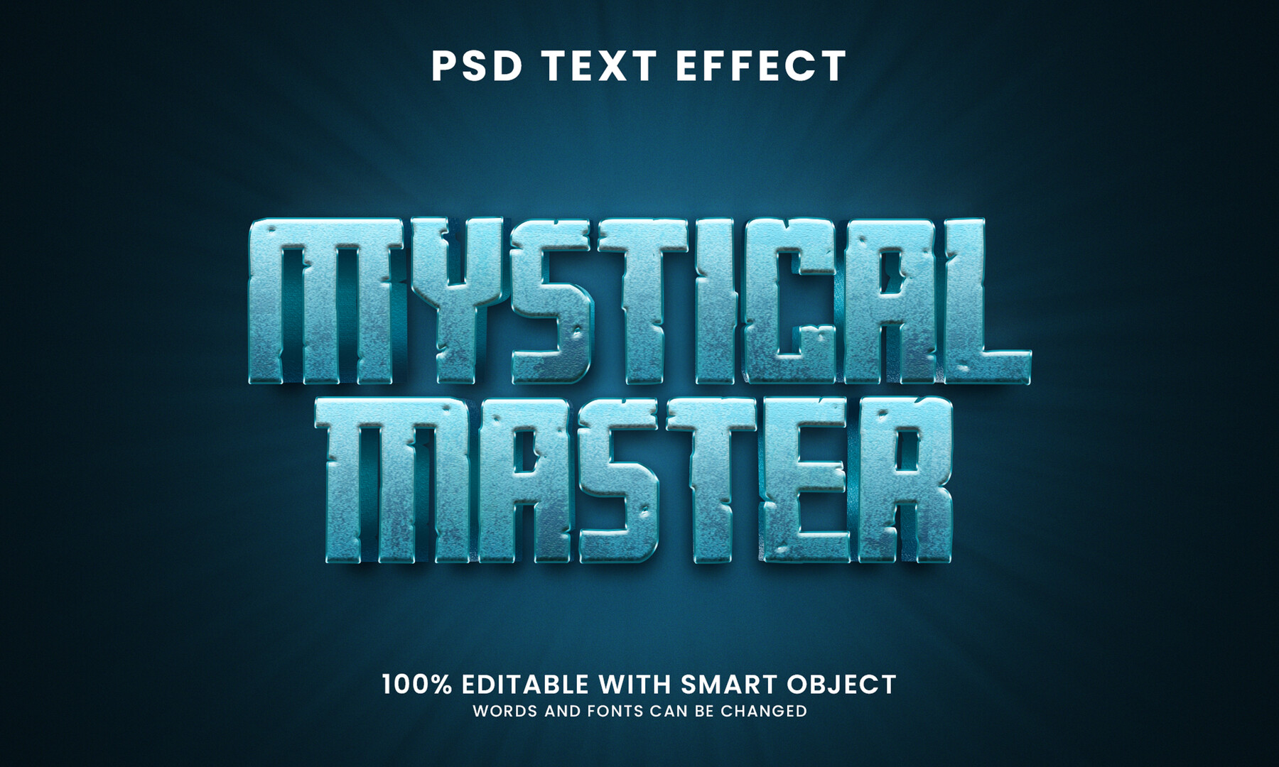 ArtStation - Mystical Master. PSD fully editable text effect. Layer ...