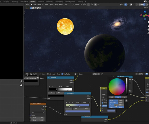 ArtStation - Procedural hdr scifi space texture in Blender_ fully ...