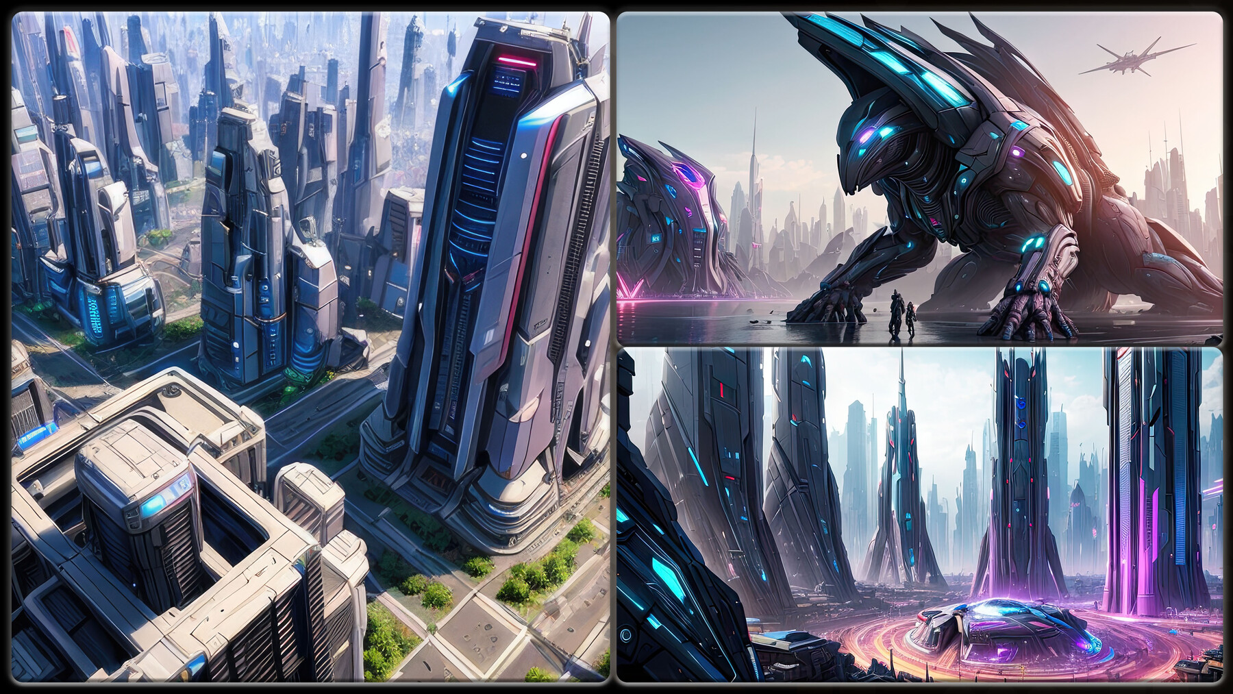 ArtStation - 250 Sci-Fi Cities Reference Pack | 4K | v.1 | Artworks