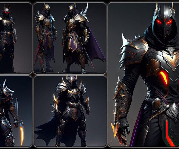 ArtStation - 170 Assassins Reference Pack | 4K | v.1 | Artworks
