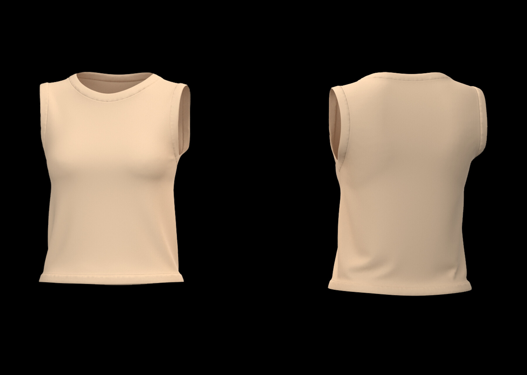 ArtStation - 20 Women's Basic Shirts + Zprj +Obj + Fbx | Game Assets