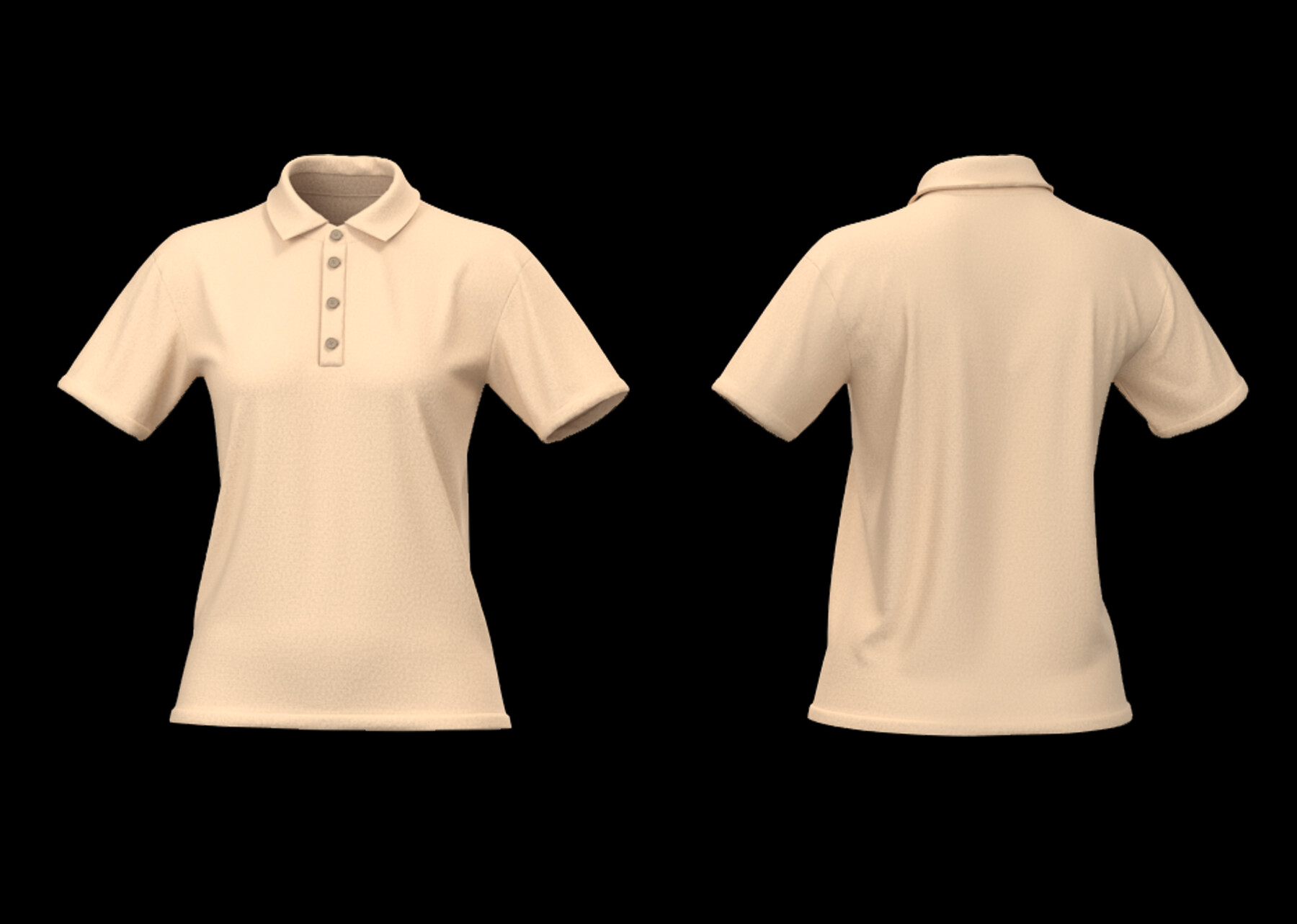 ArtStation - 20 Women's Basic Shirts + Zprj +Obj + Fbx | Game Assets