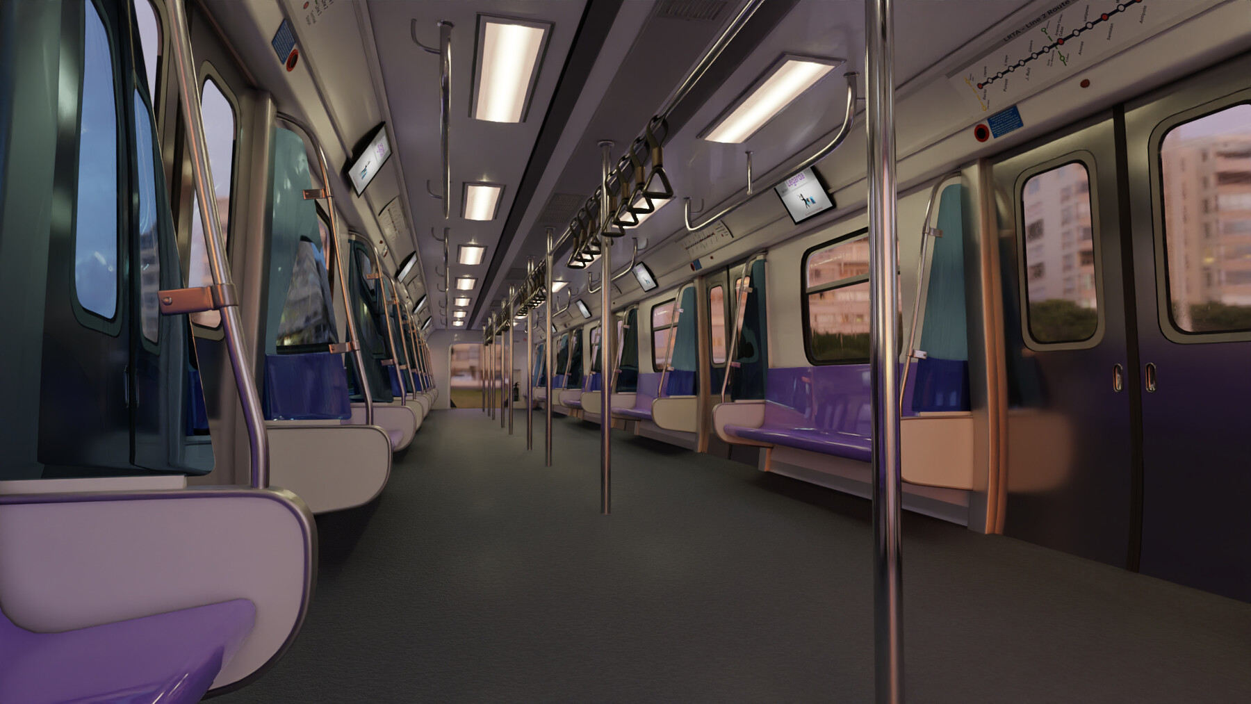 ArtStation - Hyundai Rotem Train Car Interior & Exterior Full Rolling ...