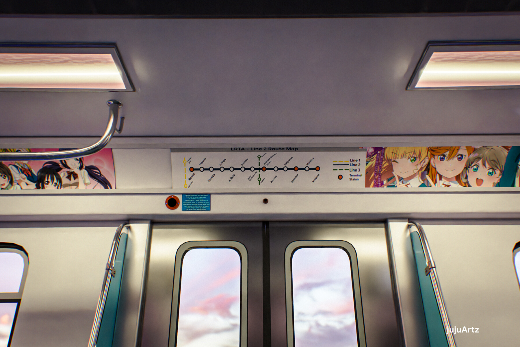 ArtStation - Hyundai Rotem Train Car Interior & Exterior Full Rolling ...