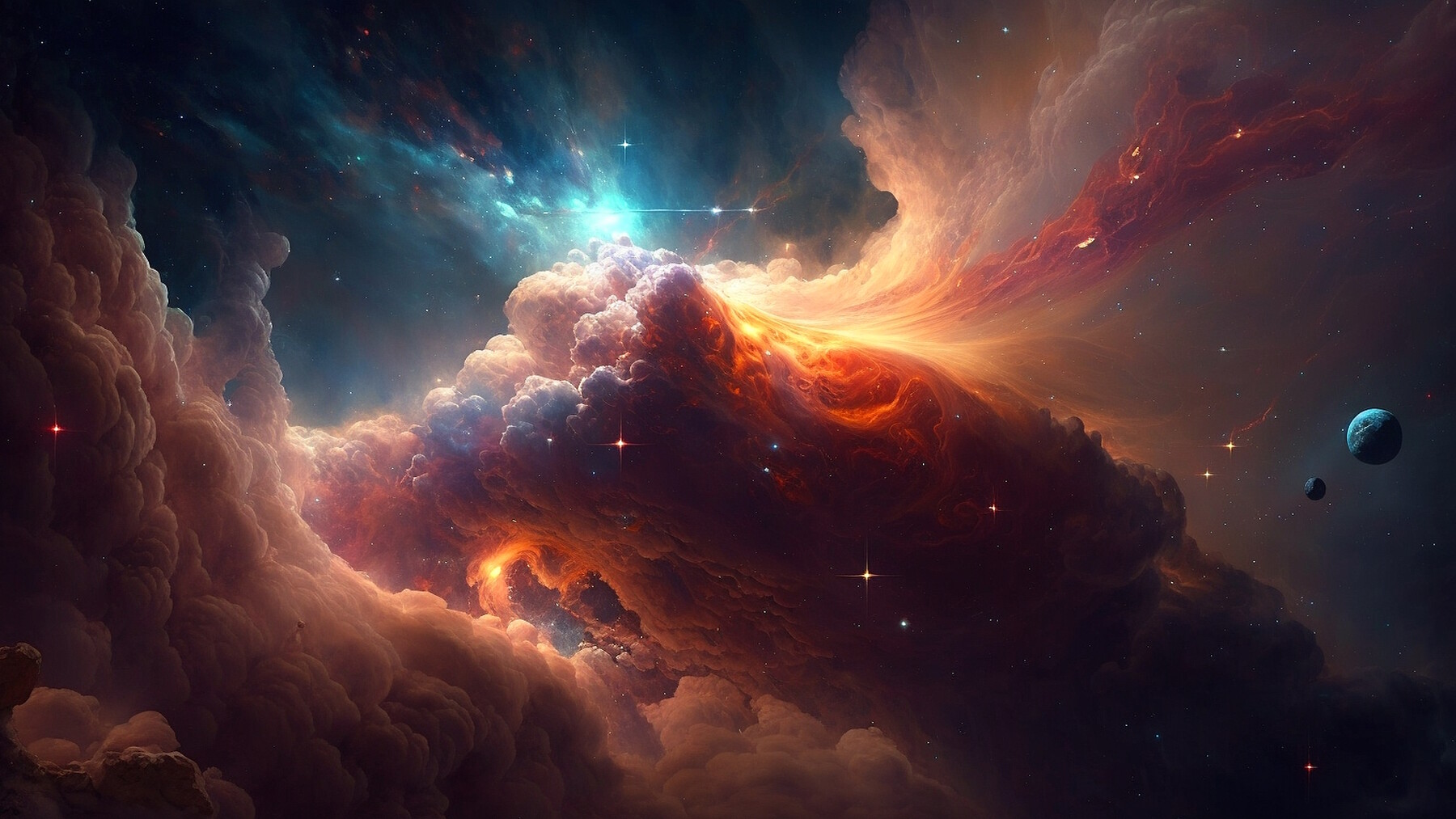 ArtStation - The scenes of galactic nebulae 50 vol. 1 | Artworks