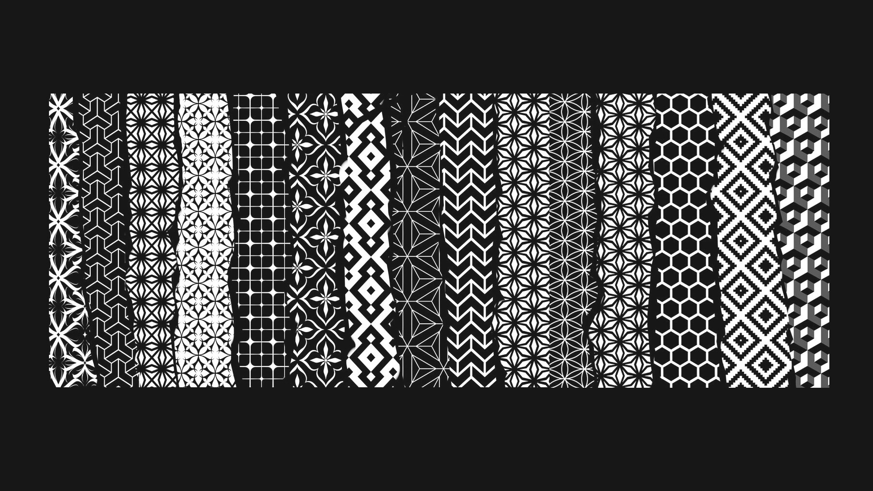 ArtStation - 1025+ Geometry and Pattern Procreate Brushes | Brushes
