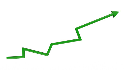 ArtStation - Arrow Graph Down | Resources