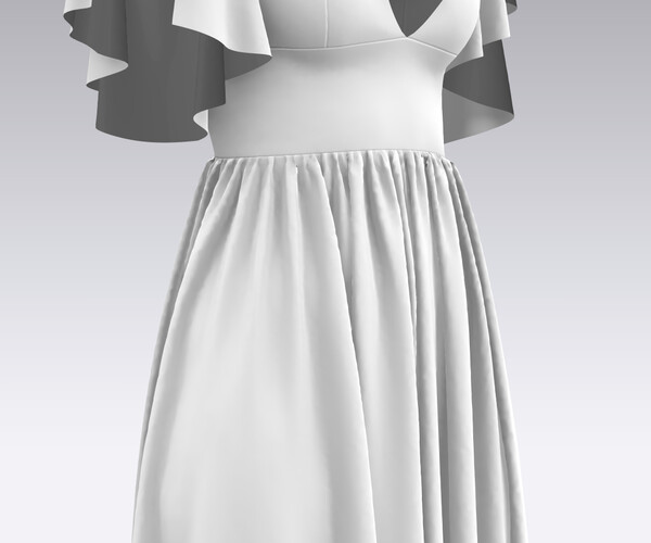 ArtStation - Dress Outfits MD CLO 3D ZPRJ ZPAC project files 3D model ...