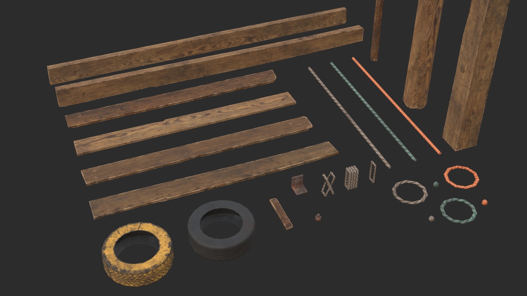 ArtStation - Modular Wooden Jetty | Game Assets