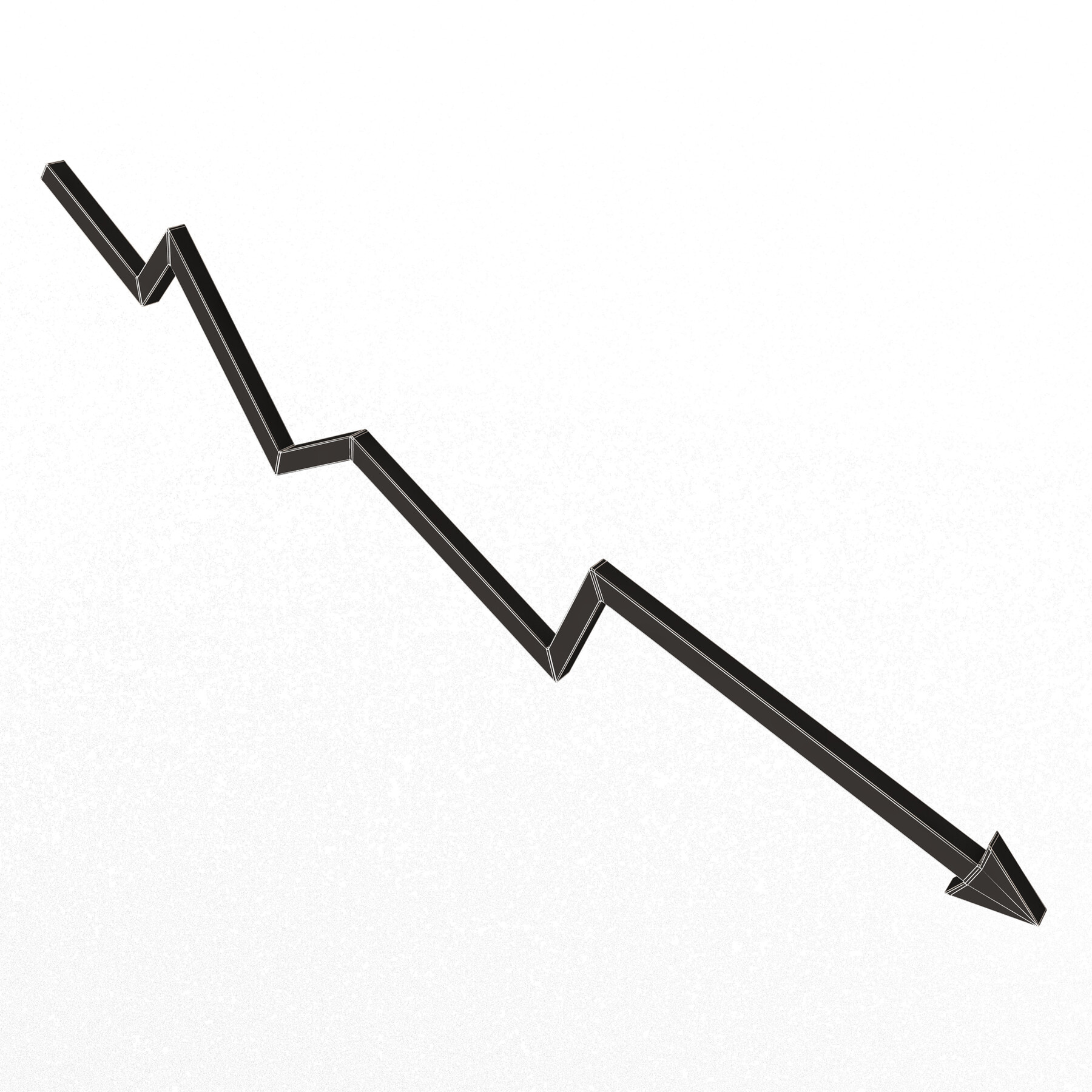 ArtStation - Arrow Graph Down | Resources